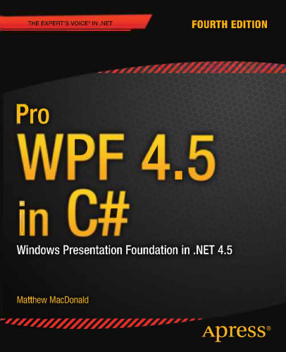 دانلود کتاب Pro Wpf 45 In C 