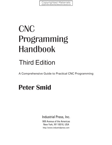 دانلود کتاب Cnc Programming Handbook A Comprehensive Guide To Practical Cnc Programming