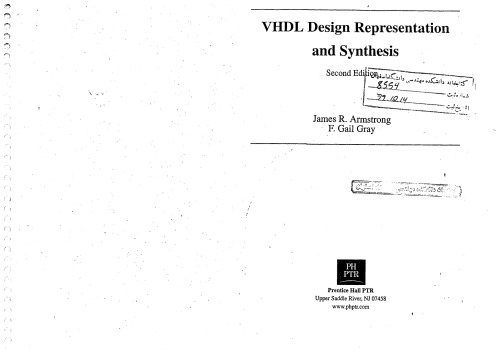 دانلود کتاب VHDL Design Representation and Synthesis
