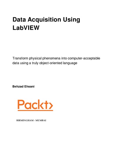 دانلود کتاب Data Acquisition using LabVIEW