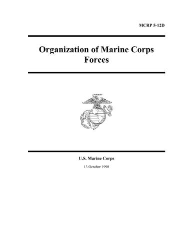 دانلود کتاب U.S. Marine Corps. Organization of Marine Corps Forces