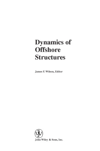دانلود کتاب Dynamics of Offshore Structures