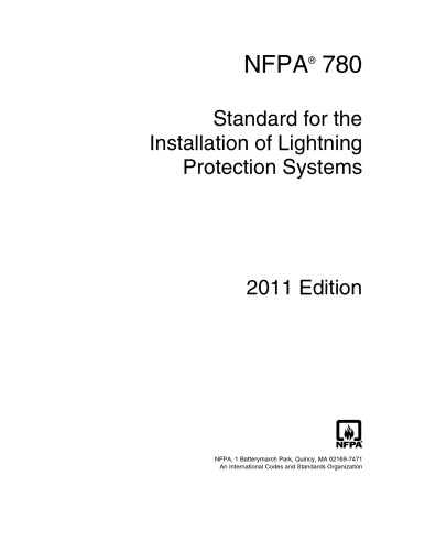دانلود کتاب NFPA 780: Standard for the Installation of Lightning ...