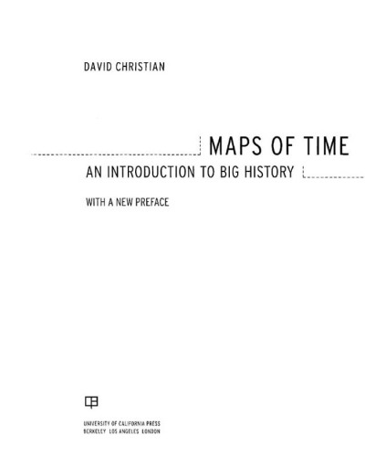 دانلود کتاب Maps of Time: An Introduction to Big History, With a New ...