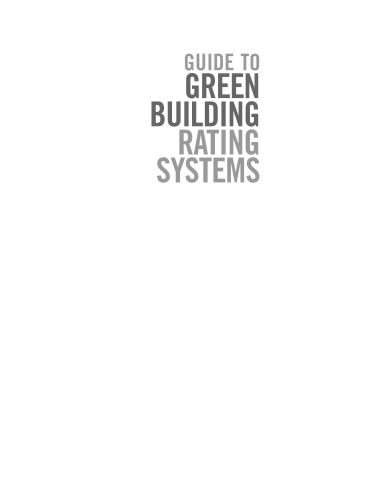 دانلود کتاب Guide to Green Building Rating Systems: Understanding LEED ...
