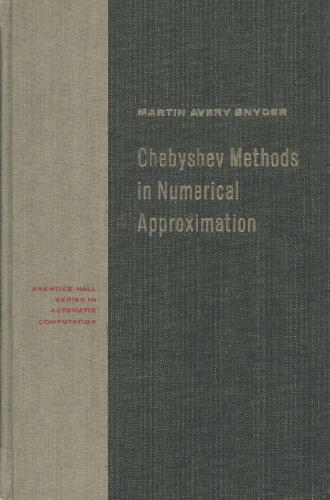 دانلود کتاب Chebyshev methods in numerical approximation دانلود کتاب Chebyshev methods in numerical approximation